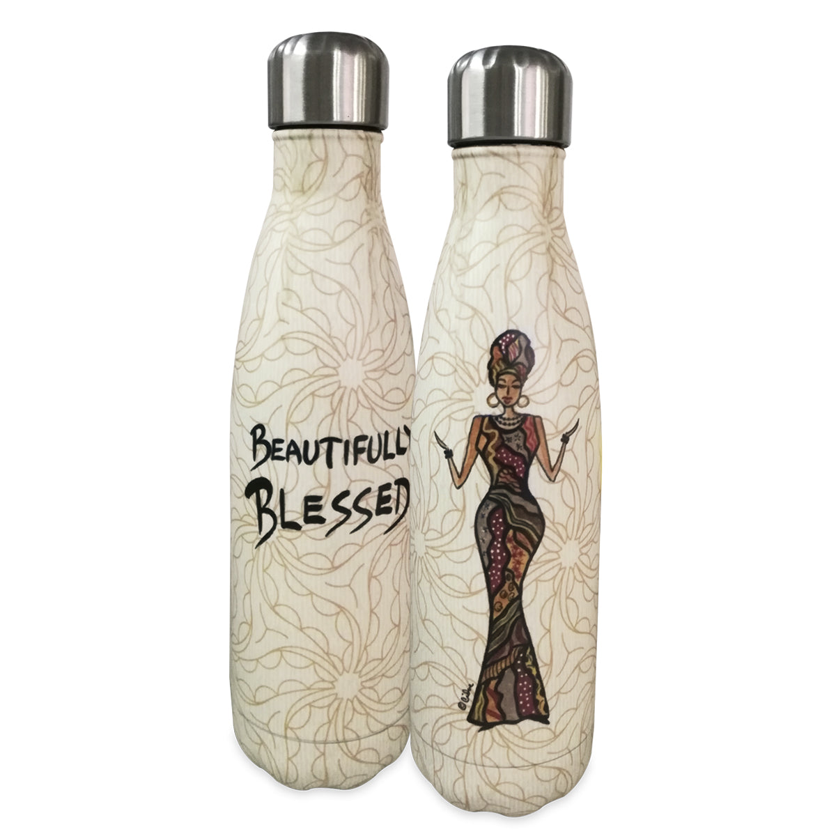 S.O.C. STAINLESS STEEL BOTTLE - BEAUTIFULLY BLESSED – American Boss Mart